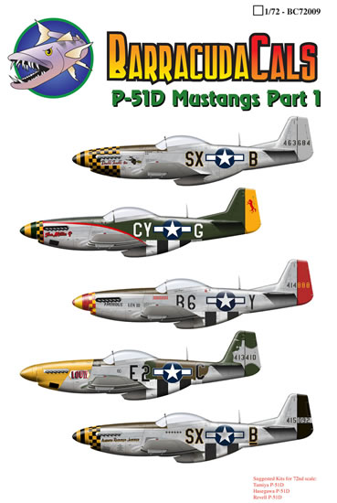 P-51D Mustang Decals PREVIEW