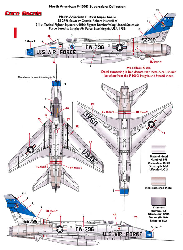 North American F-100D Super Sabre Collection Pts.3 & 4 Review by David ...