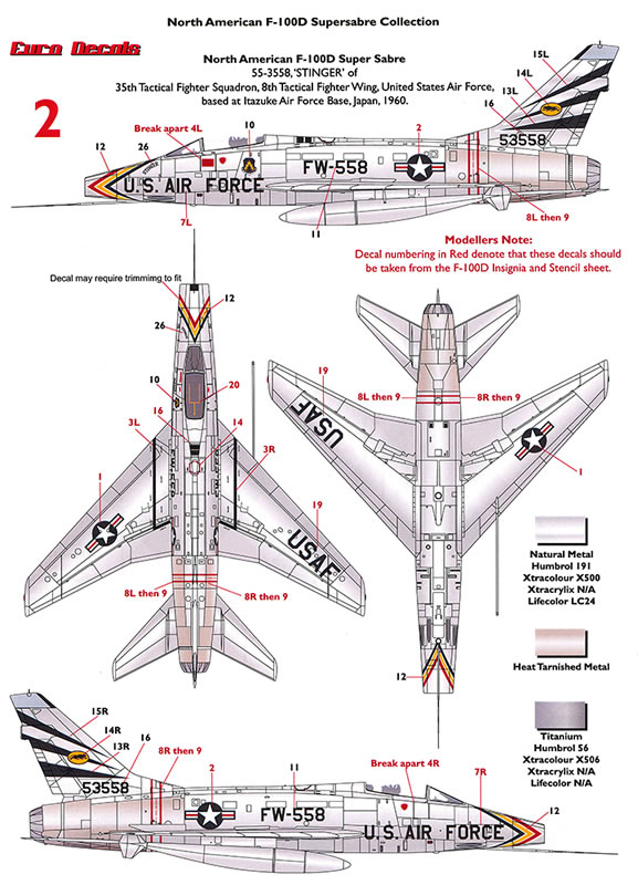 North American F-100D Super Sabre Collection Pts.3 & 4 Review by David ...