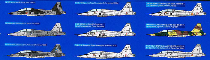 Kinetic Model Kits Item No. K48117 - NF-5B/F-5B/SF-5B Freedom Fighter ...