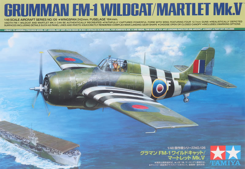 Tamiya Kit No. 61126 - Grumman FM-1 Wildcat Martlet Mk.V Review by ...