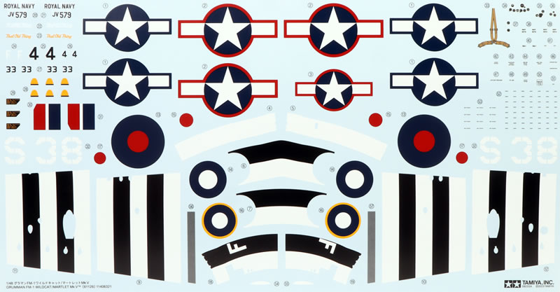 Tamiya Kit No. 61126 - Grumman FM-1 Wildcat Martlet Mk.V Review by ...